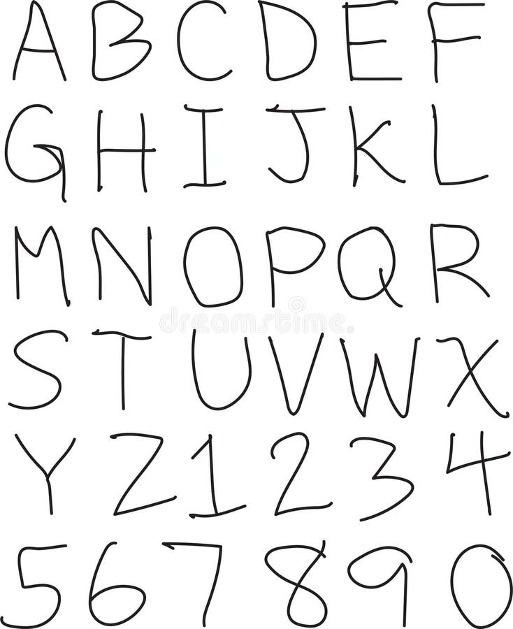 Random Letters Numbers Stock Illustrations – 283 Random Letters Numbers ...