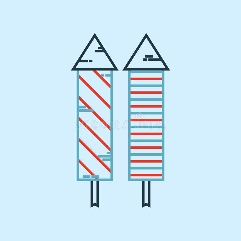 Print stock vector. Illustration of celebration, cracker - 186507015