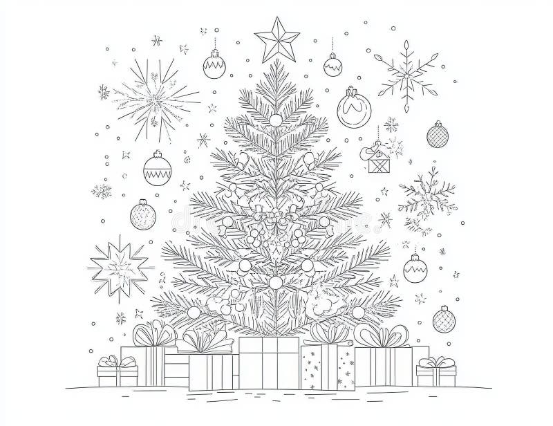 Print and Fold this Christmas Card Coloring Page on 8.5x11 Inch Paper ...