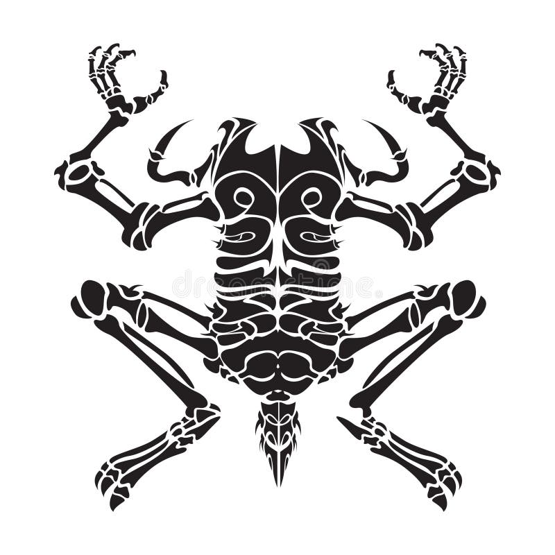 Frog Tattoo Stock Illustrations – 1,381 Frog Tattoo Stock Illustrations ...