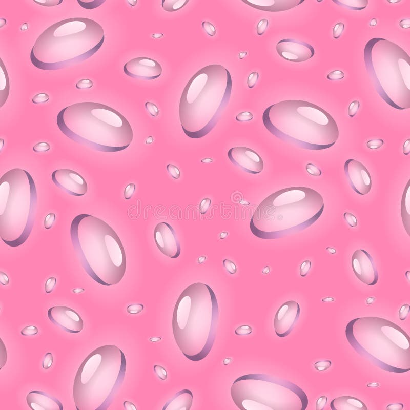 Seamless Abstract Drop Pattern Vector Soft Colors. Fashion Textile ...