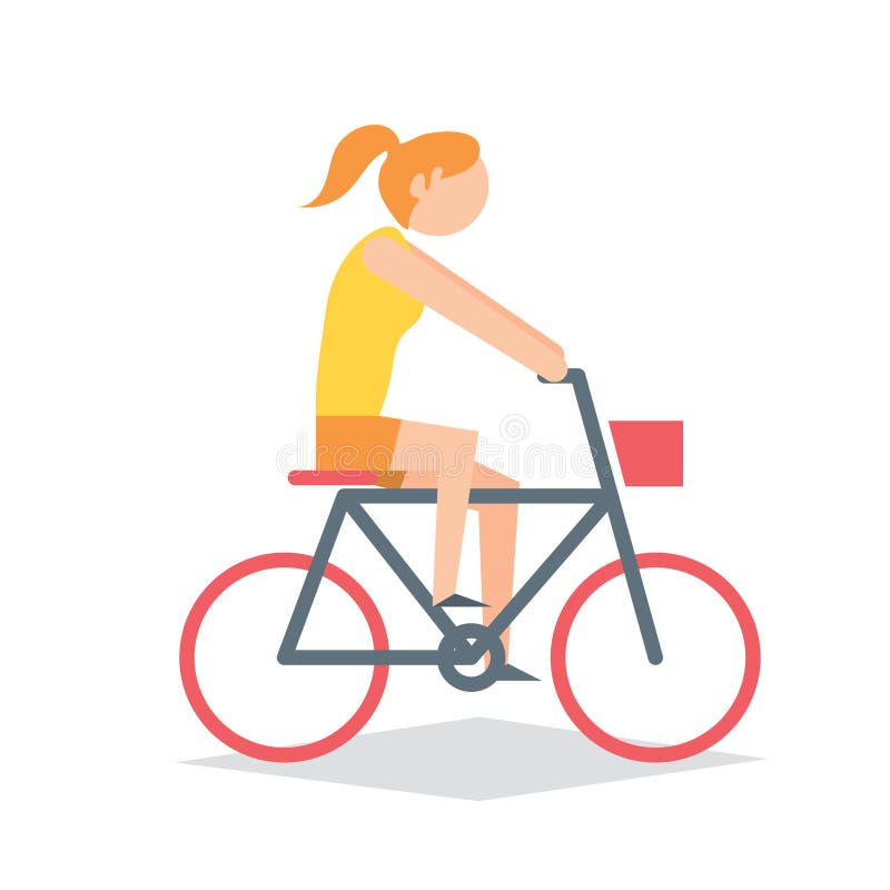 Human Figure Riding Bike Stock Illustrations – 125 Human Figure Riding ...