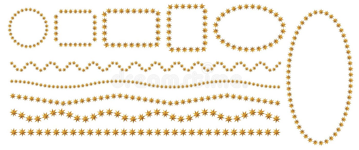 Wedding Golden Underline Stock Illustrations – 44 Wedding Golden ...