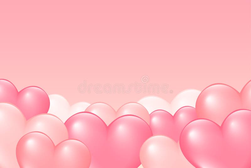 Happy Valentine Day Greeting Card Pattern Background Template For Use