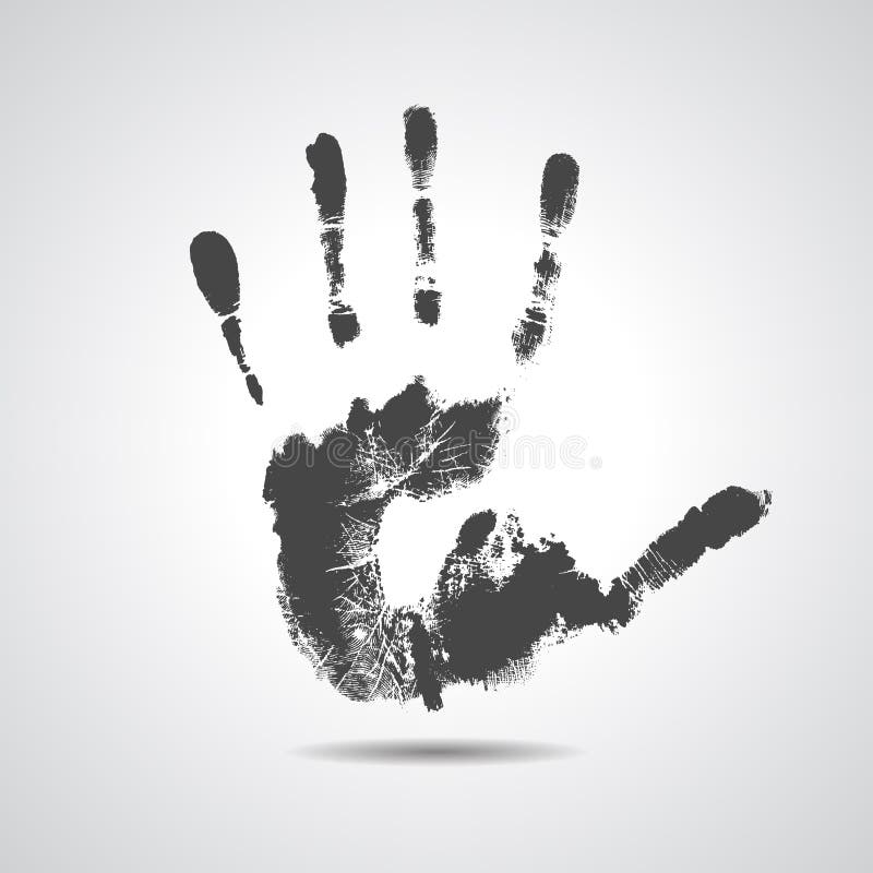 Human Grunge Handprint Skin Texture Stock Illustrations – 94 Human ...