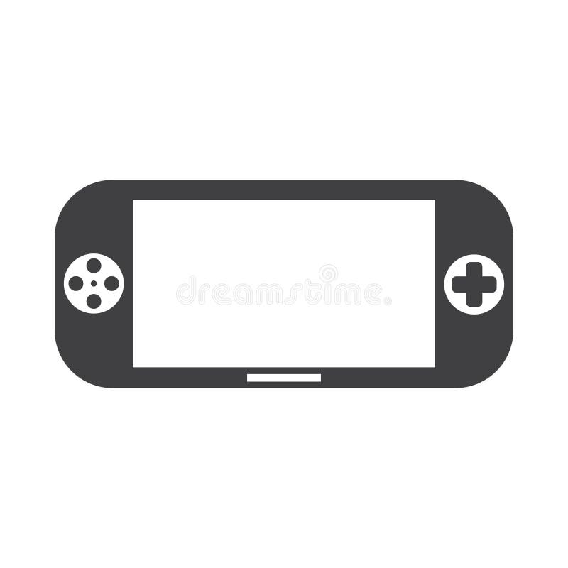Handheld Game Device. Vector Illustration Decorative Design Stock ...