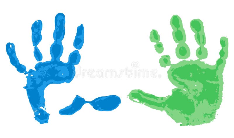 Print hands stock vector. Illustration of people, hands - 30503373