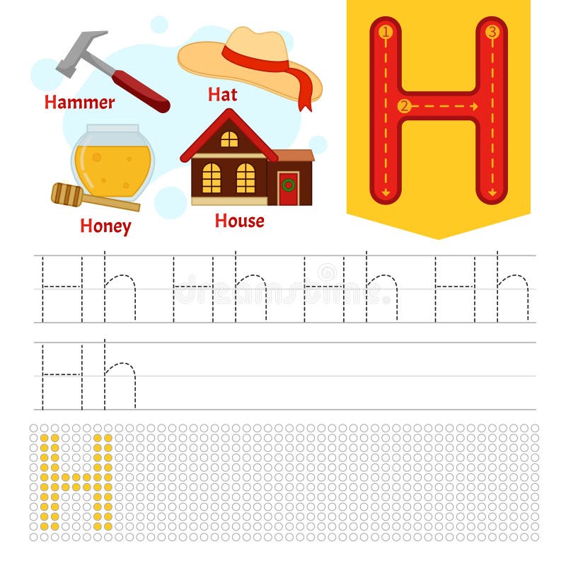 Kids learning material. stock vector. Illustration of letter - 140790568
