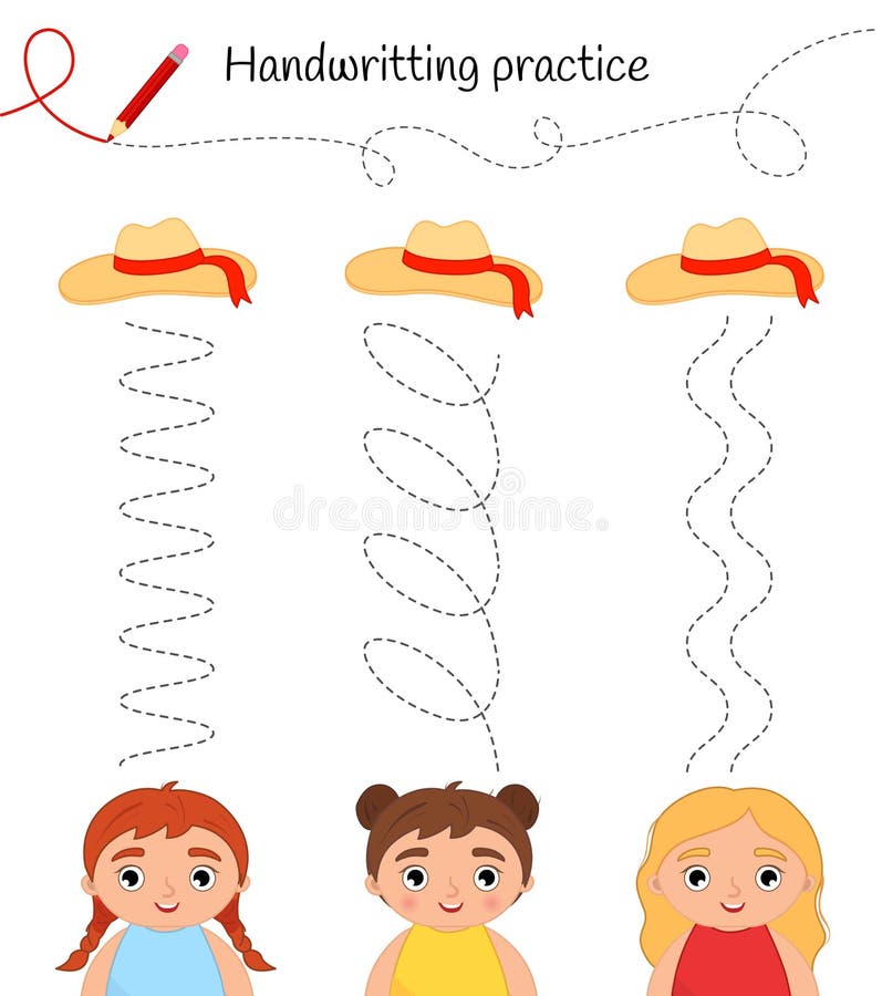 Kids educational game stock vector. Illustration of girls - 217280915