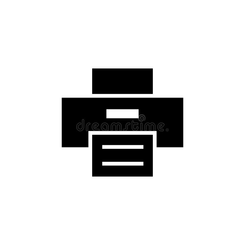 Print Icon . Printer Icon Vector Stock Vector - Illustration of ...