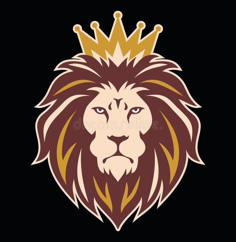 Tribe Of Judah Logo Biblical Illustration. Christian Lettering. The