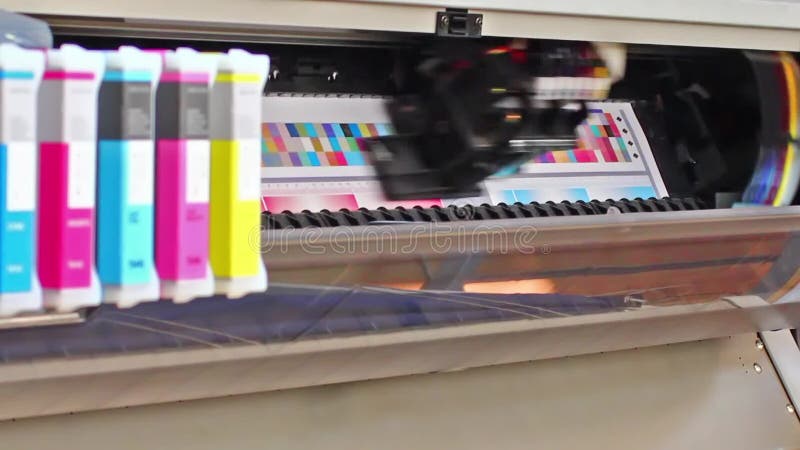 Print industrial machine stock video. Video of inkjet - 42627189