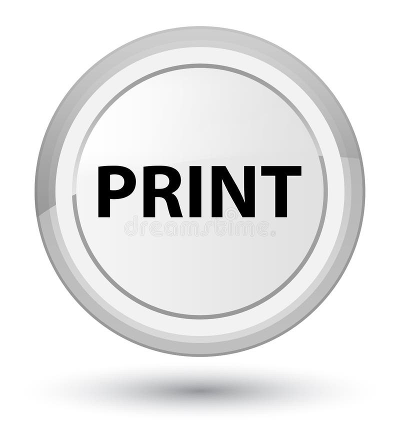 Print Prime Blue Banner Button Stock Illustration - Illustration of ...