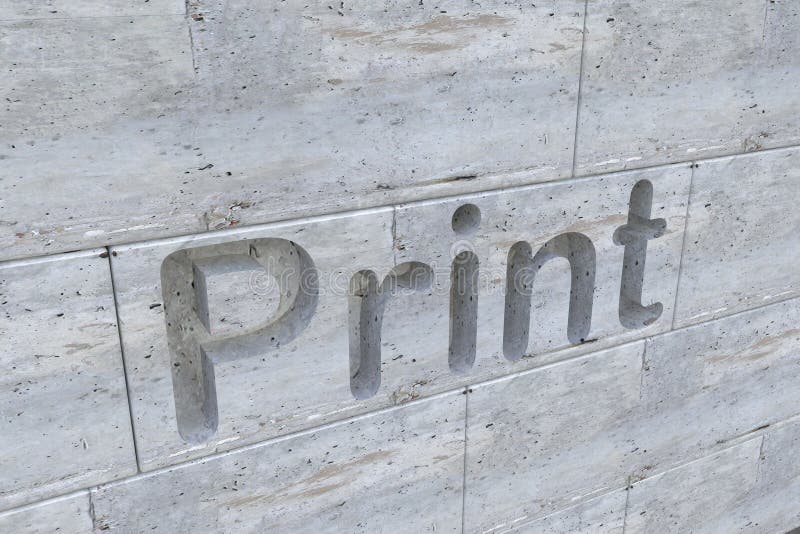 Print Letter Picture. Image: 13917387