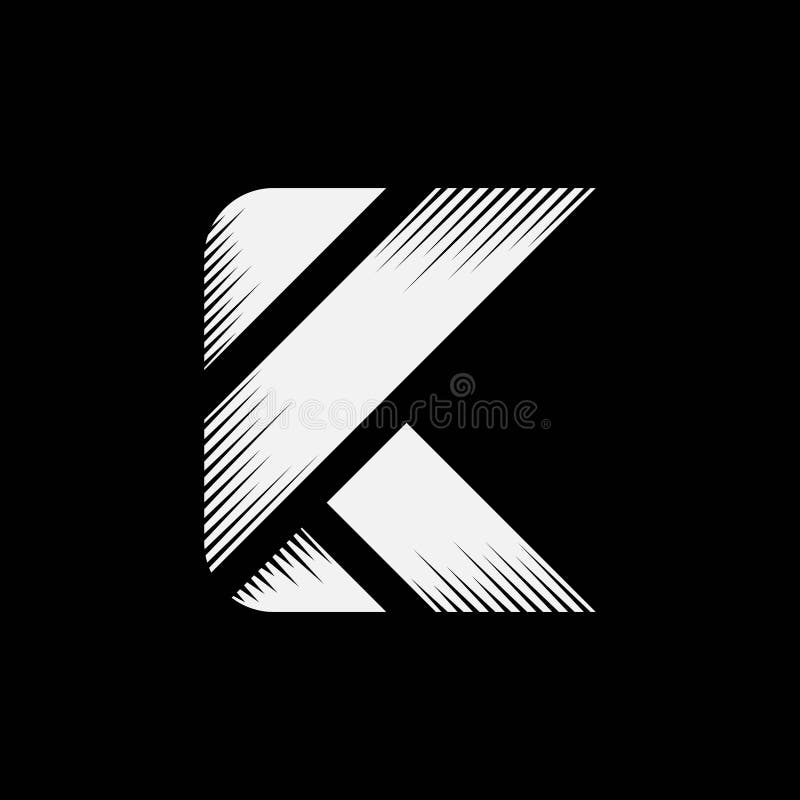 Stylish Letter K Symbol Creative Design Stock Illustrations – 1,672 ...