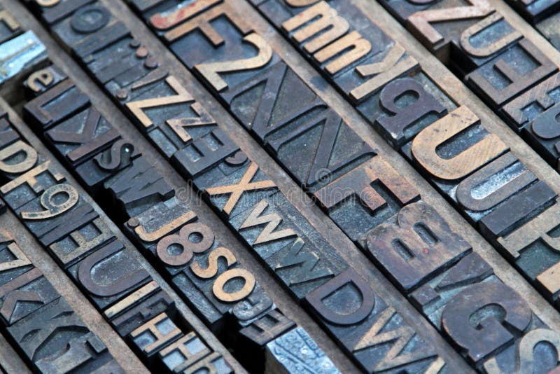 Print letters stock image. Image of press, alphabet, typography - 28557889