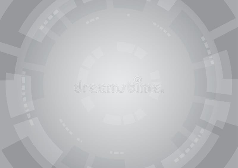 Light Grey Technology Wheel Geometric Shape Background Stock Vector ...