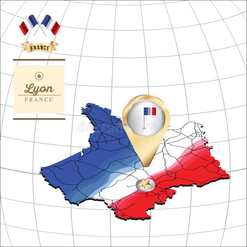 Location Map of the Lyon County of Iowa, USA Stock Vector ...