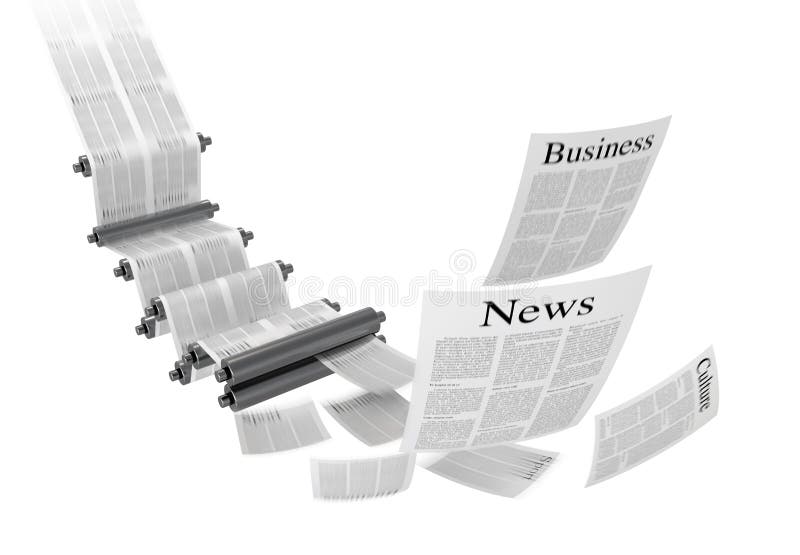 Print machine stock illustration. Illustration of print - 15531483