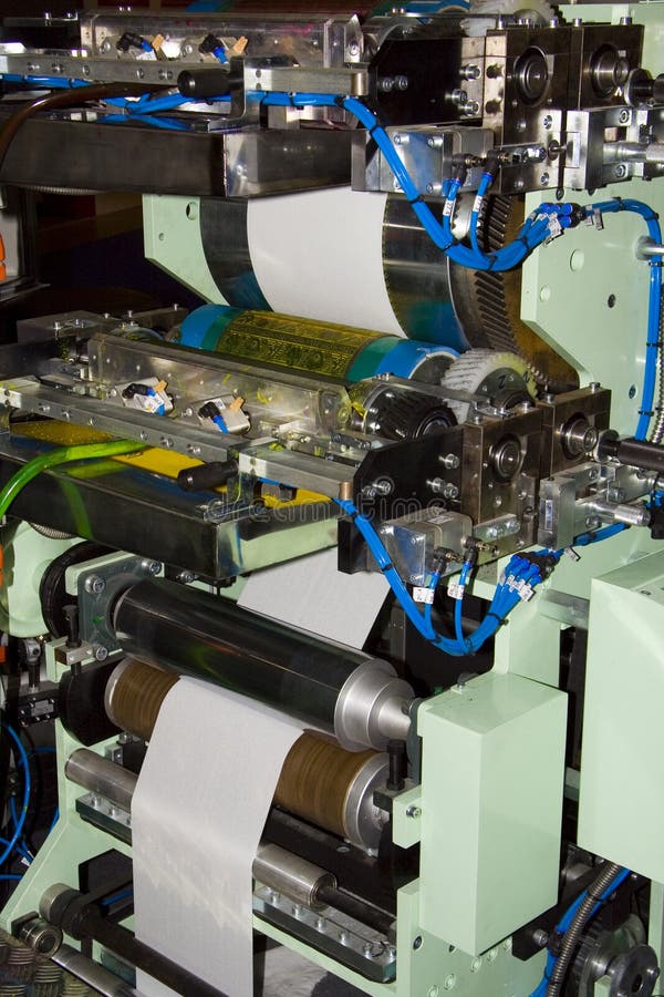 Print machine stock image. Image of technology, equipment - 8219025