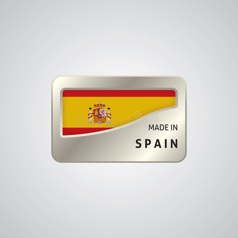 Made Spain Badges Spanish Flag Stock Illustrations – 23 Made Spain ...