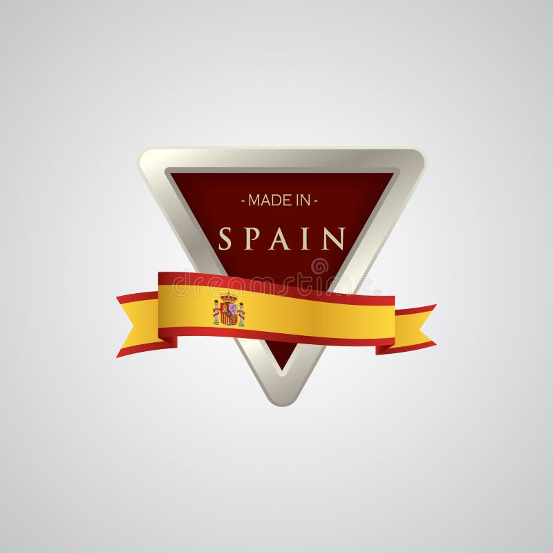 Made Spain Badges Spanish Flag Stock Illustrations – 23 Made Spain ...