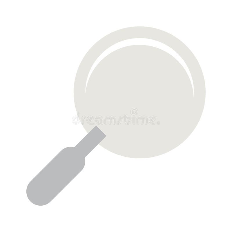 Magnifier Zoom Glass Icon Vector Illustration Stock Vector ...