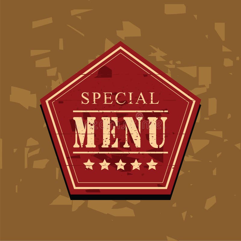 Print stock vector. Illustration of menus, label, design - 186507458