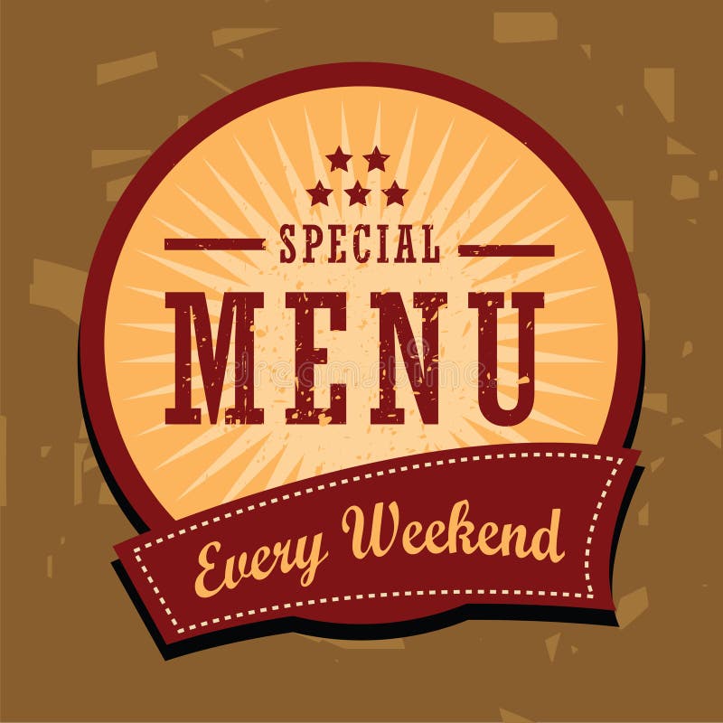 Special Menus Stock Illustrations – 83 Special Menus Stock ...