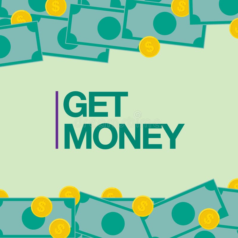 Print stock vector. Illustration of money, background - 186832776