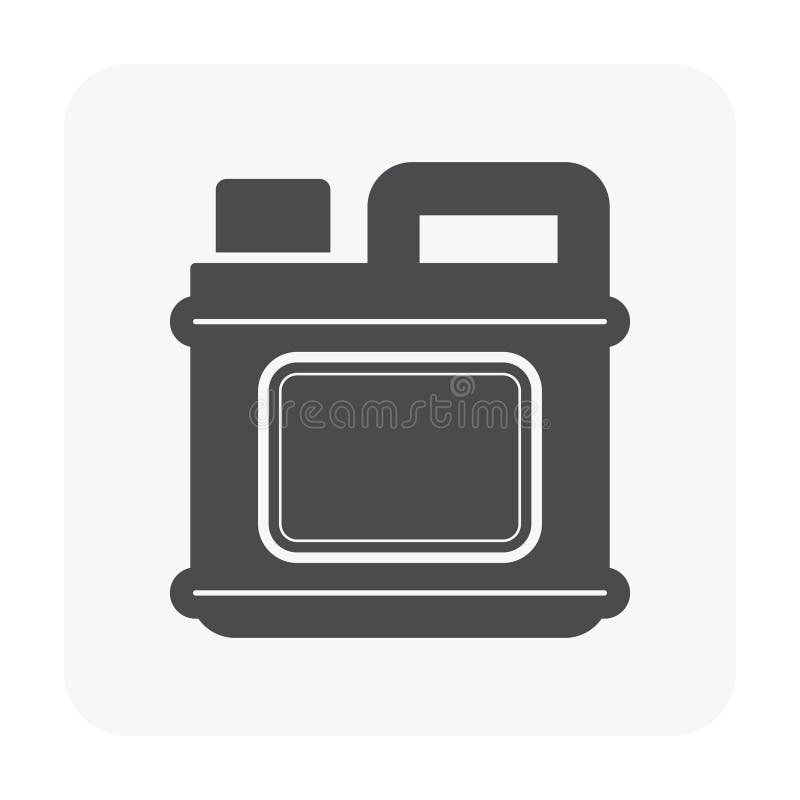 Gallon Container Vector Icon Stock Vector - Illustration of industry ...