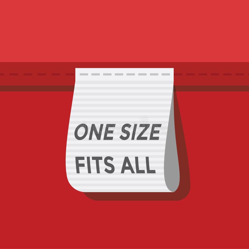 One Size Fits All Stock Illustrations – 6 One Size Fits All Stock ... One Size Fits All Stock Illustrations – 6 One Size Fits All Stock ...