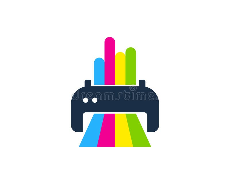 Print Paint Logo Icon Design Stock Vector - Illustration of logo ...