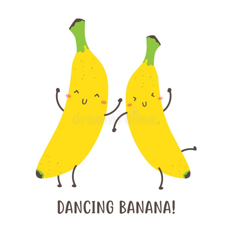 Cartoon Dancing Bananas