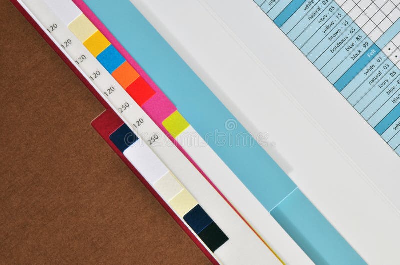 Paper sample stock photo. Image of shears, colour, swatch - 63228658