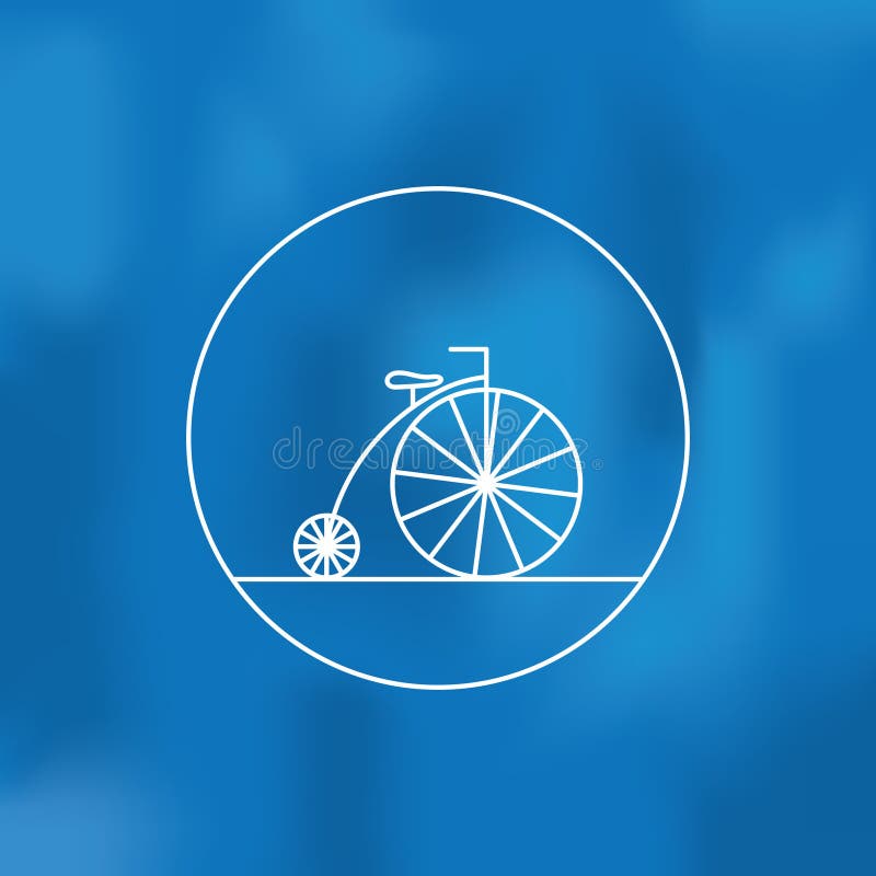 Penny-farthing. Vector Illustration Decorative Design Stock Vector ...