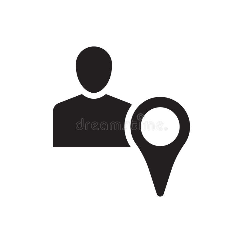 People Address Location Icon Stock Vector - Illustration of people ...