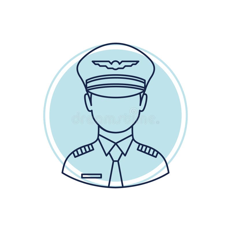 Print stock illustration. Illustration of outline, pilot - 186840009