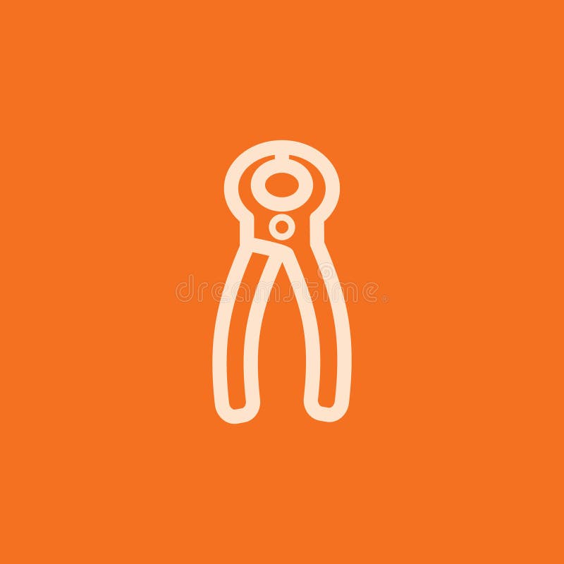 Pincer stock vector. Illustration of clothespin, drawn - 35672368