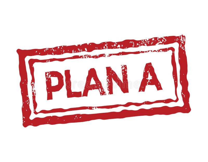 Plan a stamp stock vector. Illustration of ribbon, label - 264440210