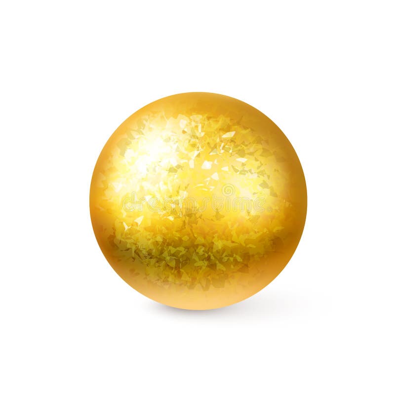 Golden Sphere Earth Planet Globe Stock Illustration - Illustration of ...