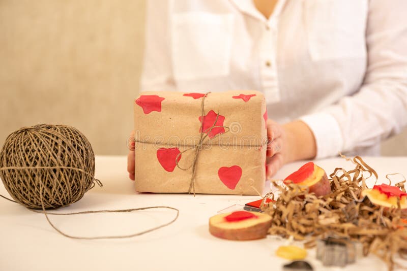 Print Potato Stamps. Handmade Gift Wrapping with an Exclusive Print ...