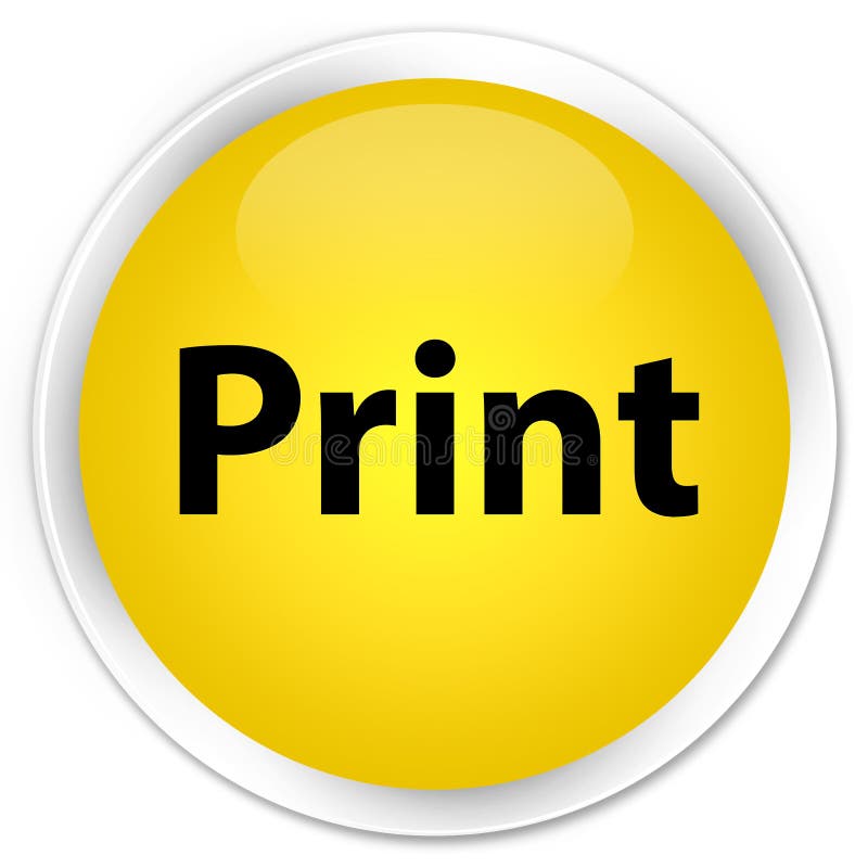 Print Premium Red Round Button Stock Illustration - Illustration of ...