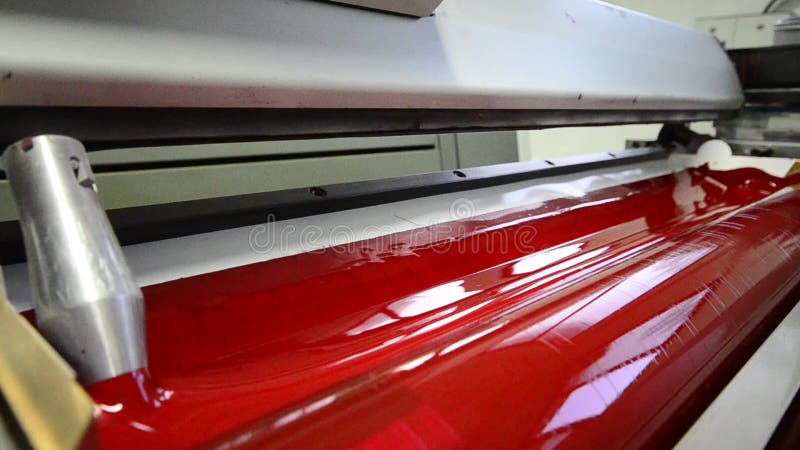 Print Press Roll Paper Machine Stock Footage - Video of graphic ...