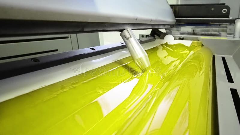 Print Press Roll Paper Machine Stock Footage - Video of graphic ...