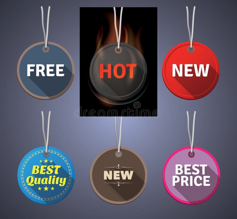 Print price tags stock vector. Illustration of promo - 40384524