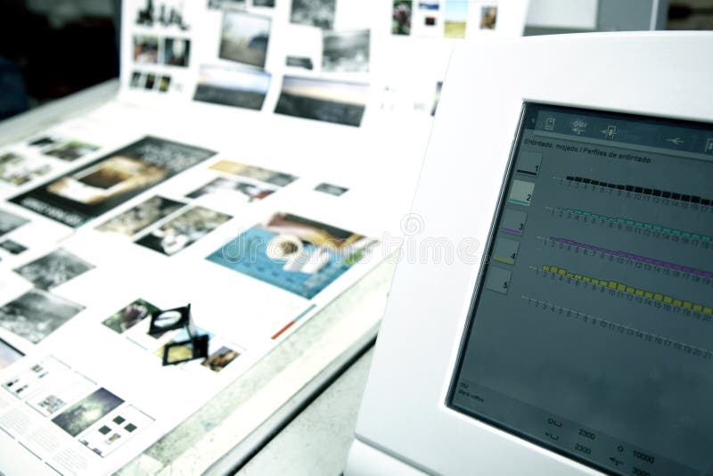 Print production stock image. Image of guide, analyze - 86998257