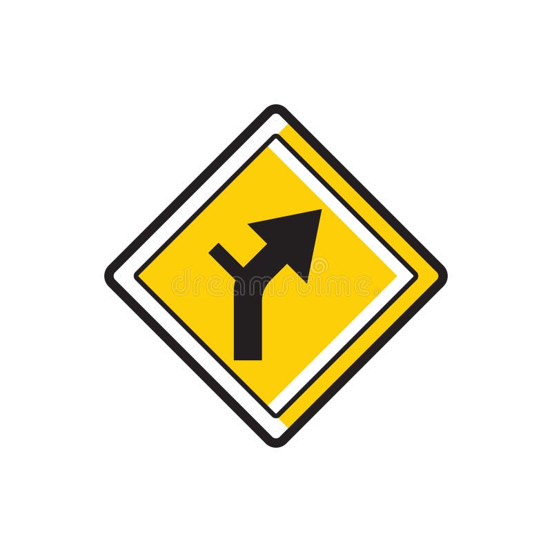 Right Horizontal Alignment Sign. Vector Illustration Decorative Design ...