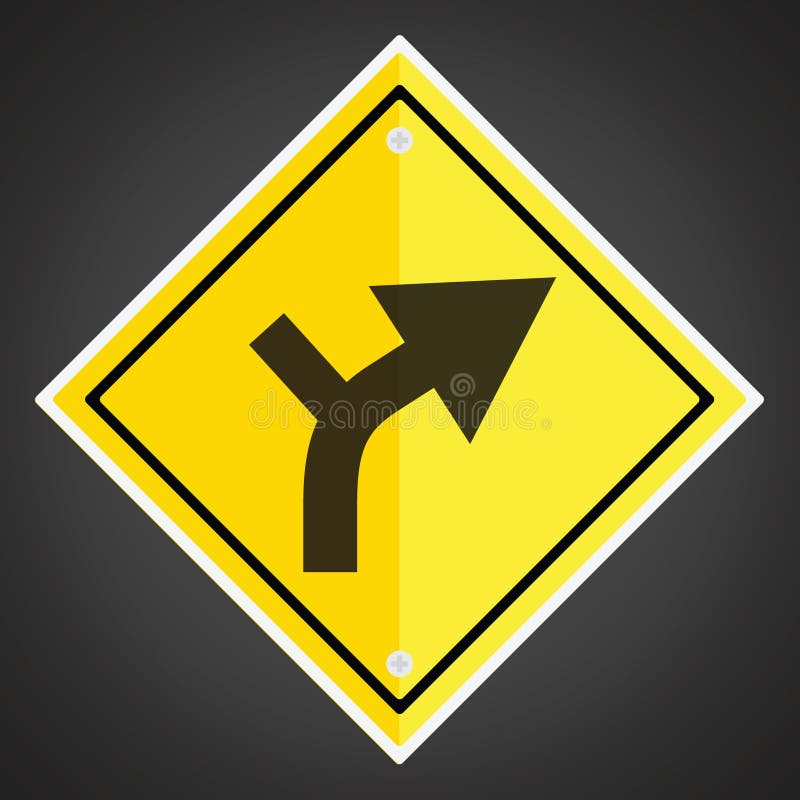 Right Horizontal Alignment Sign. Vector Illustration Decorative Design ...