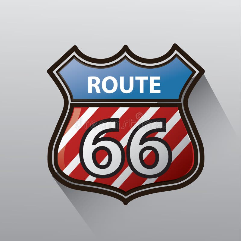 Route 66 Print Stock Illustrations – 71 Route 66 Print Stock ...